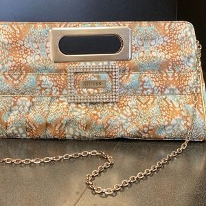 Guess | Bags | Beautiful Satin Rhinestone Cross Body Purse | Poshmark